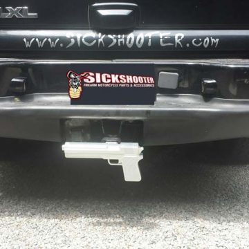 Trailer Hitch Cover. The Enforcer ! | Sickshooters